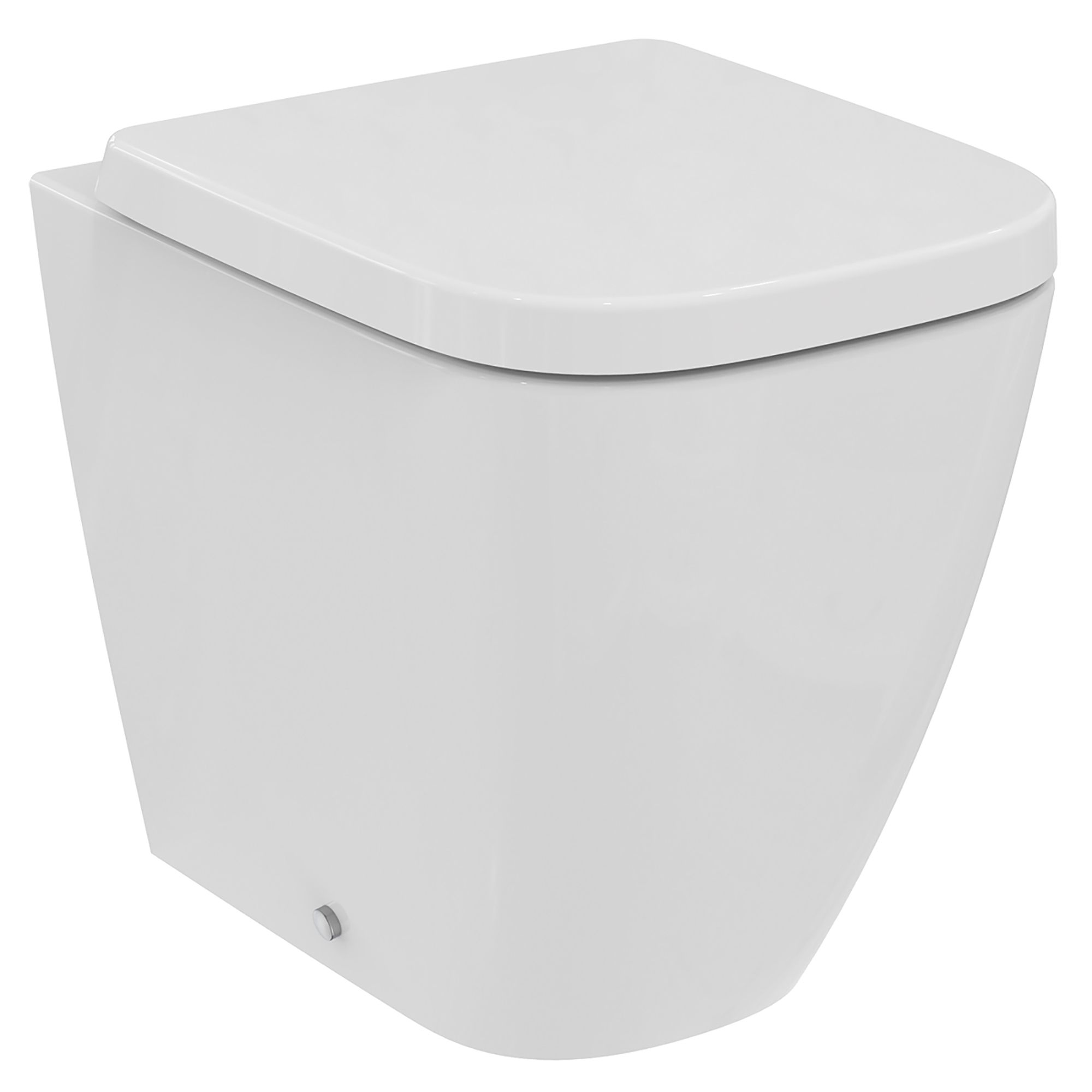 Ideal Standard i.life S White Rimless Square Back to wall Toilet with ...