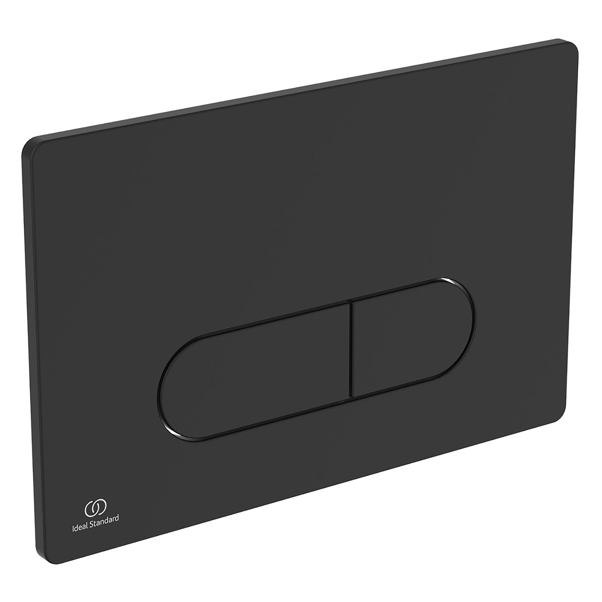 Ideal Standard Oleas P1 pneumatic Silk black Wall-mounted Dual Flushing ...
