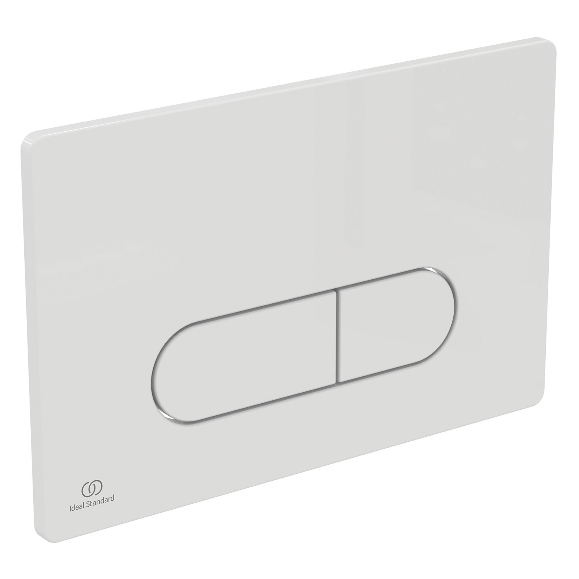 Ideal Standard Oleas P1 pneumatic White Wall-mounted Dual Flushing ...