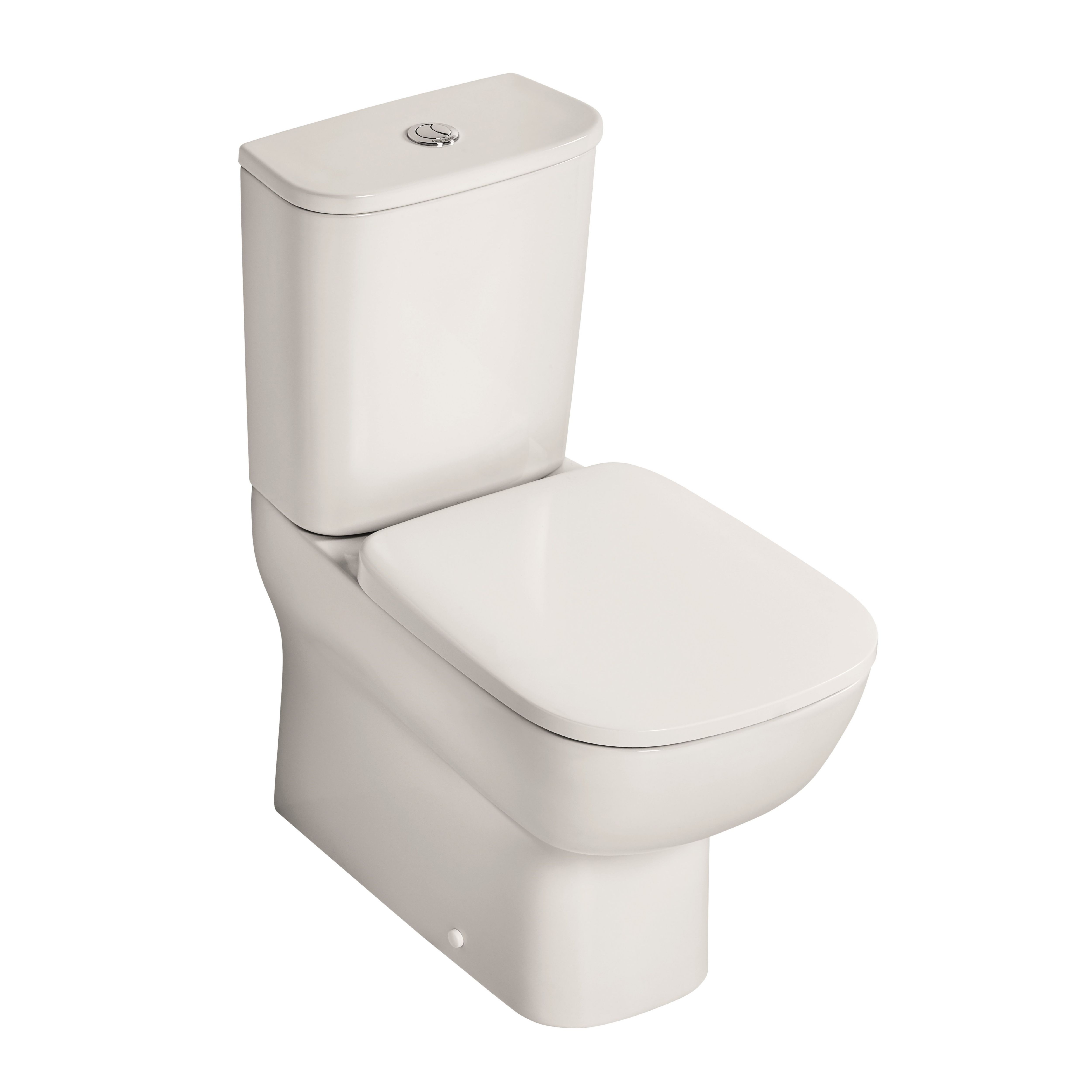 Ideal Standard Studio echo White Short projection Close-coupled Toilet ...