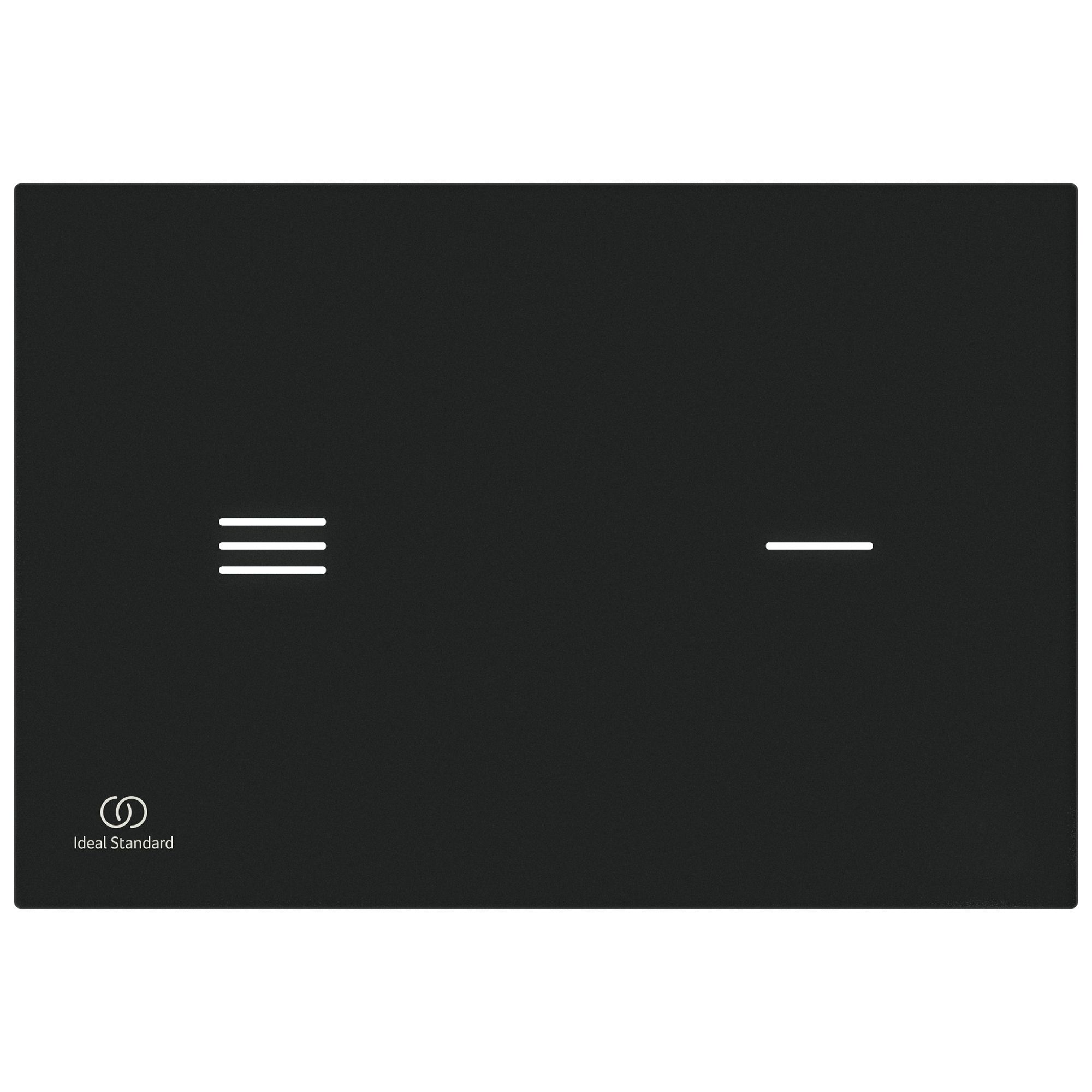 Ideal Standard Symfo NT1 electronic Black Dual Flushing plate with No ...