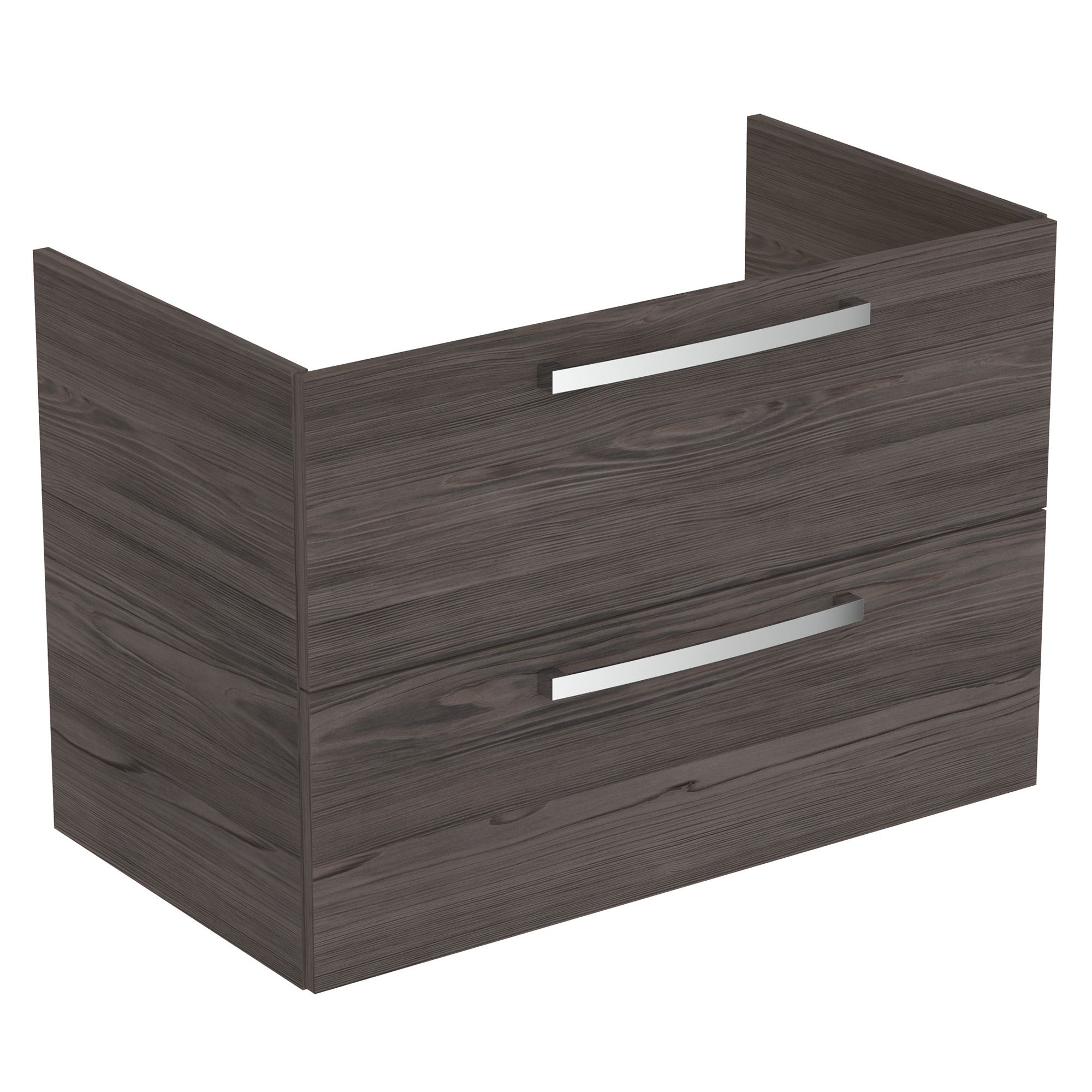 Ideal Standard Tempo Gloss Lava Grey Wall-mounted Bathroom Vanity unit ...