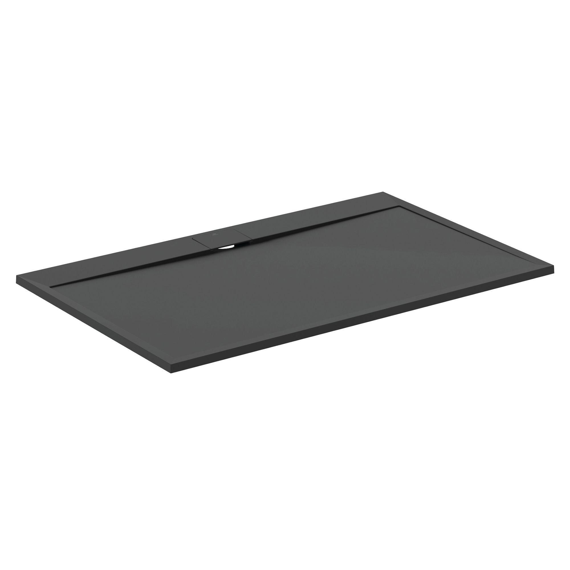 Ideal Standard Ultraflat S i.life Matt Jet Black Rectangular Centre ...