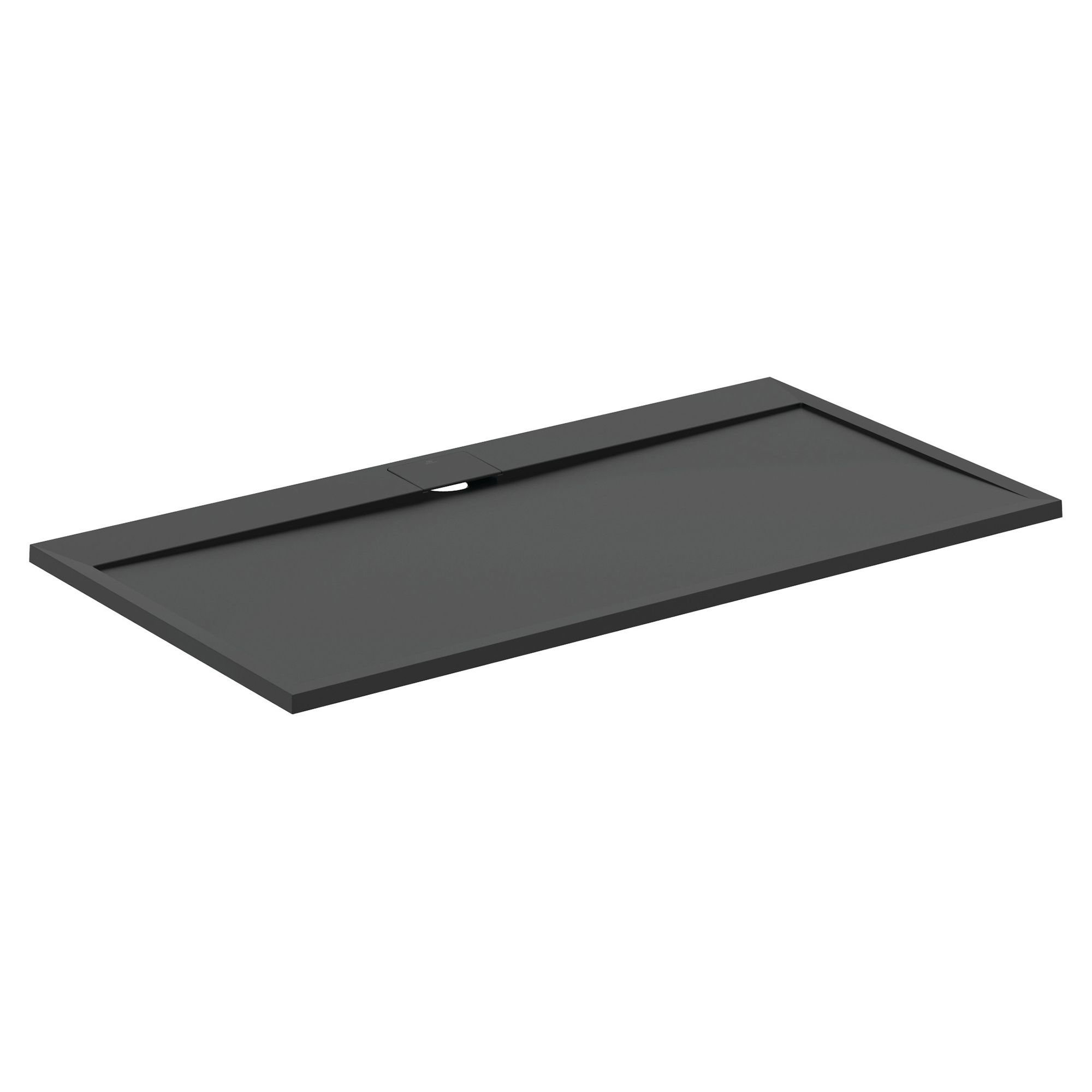Ideal Standard Ultraflat S i.life Matt Jet Black Rectangular Centre ...