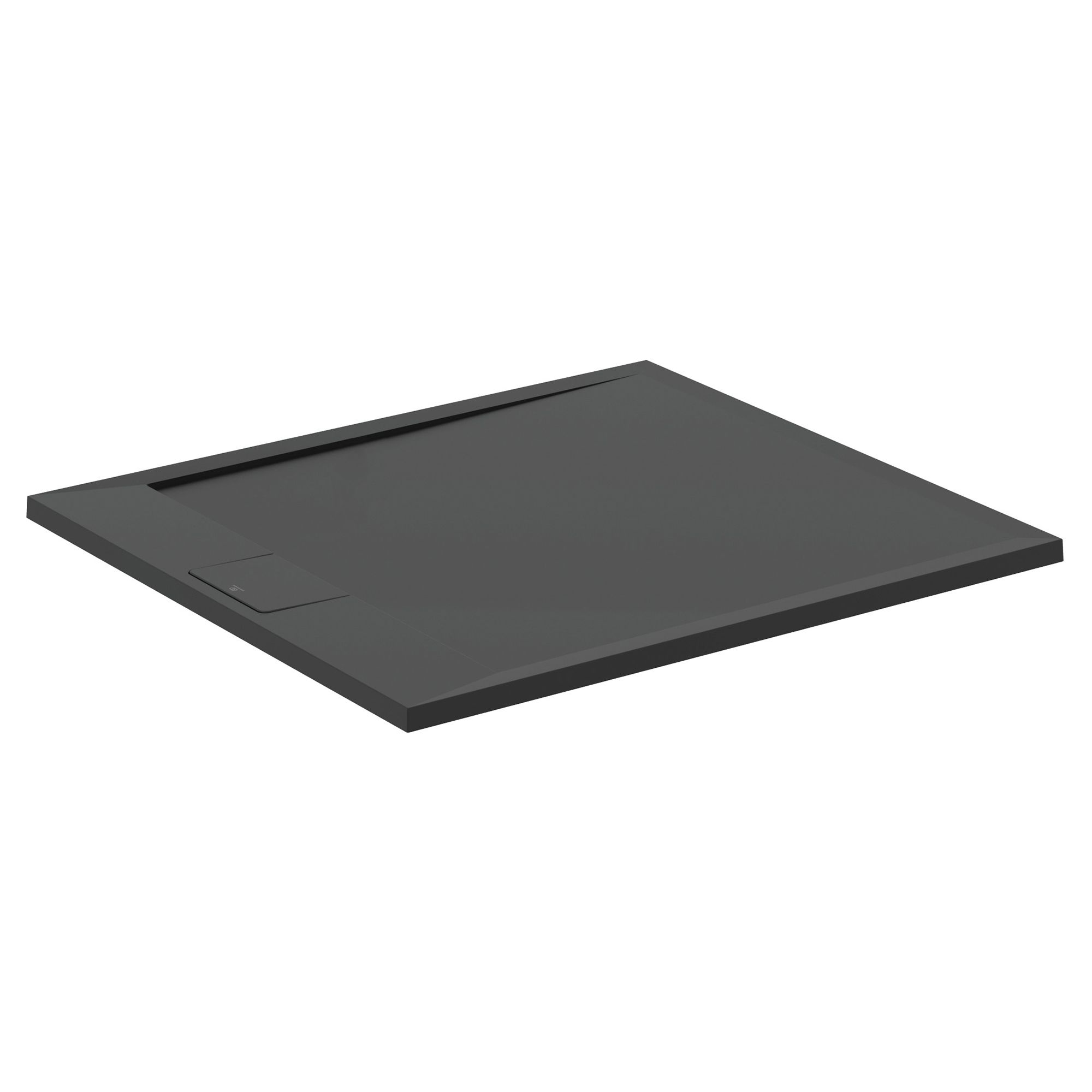 Ideal Standard Ultraflat S i.life Matt Jet Black Rectangular Universal ...