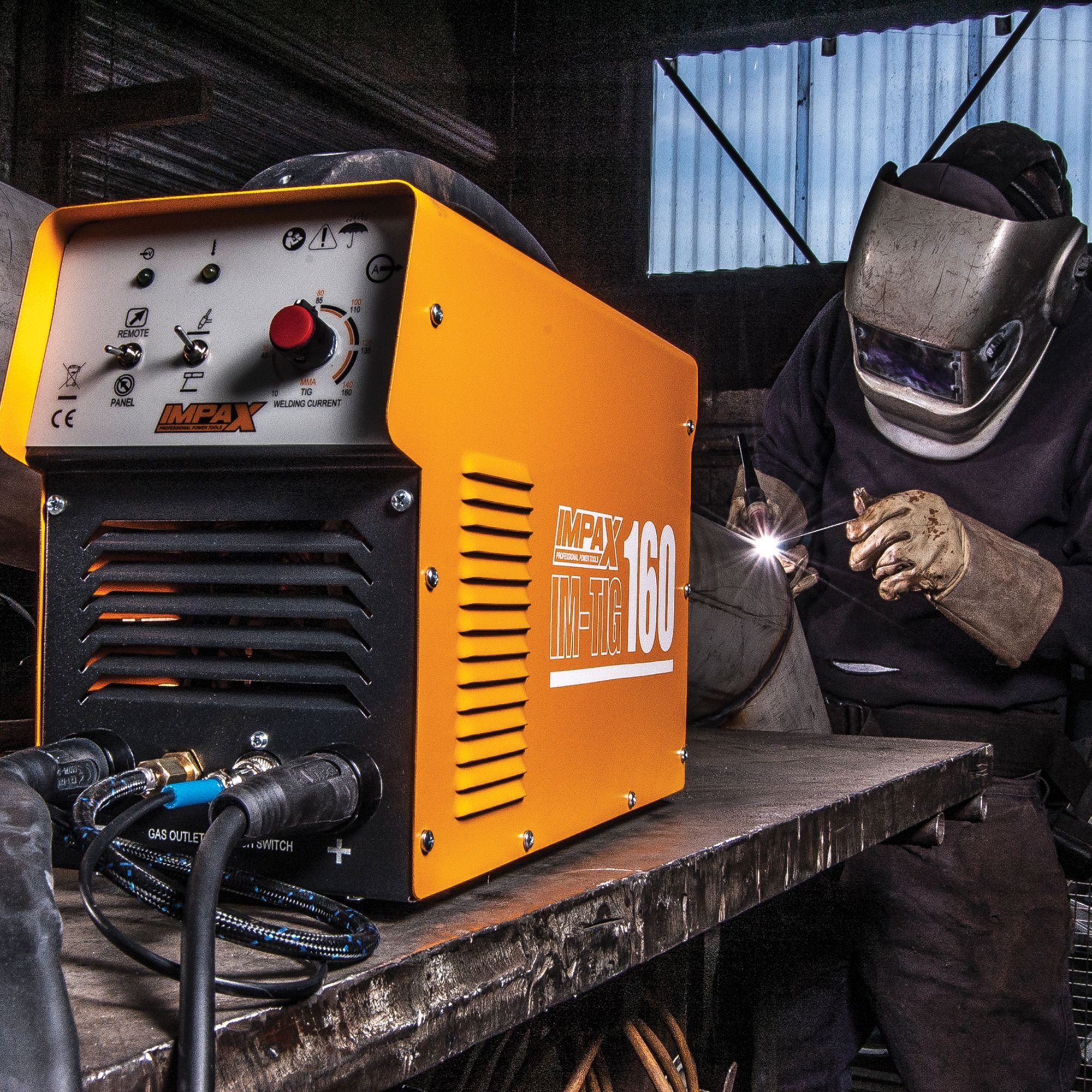 Impax 240V Inverter welder IM-TIG / 160