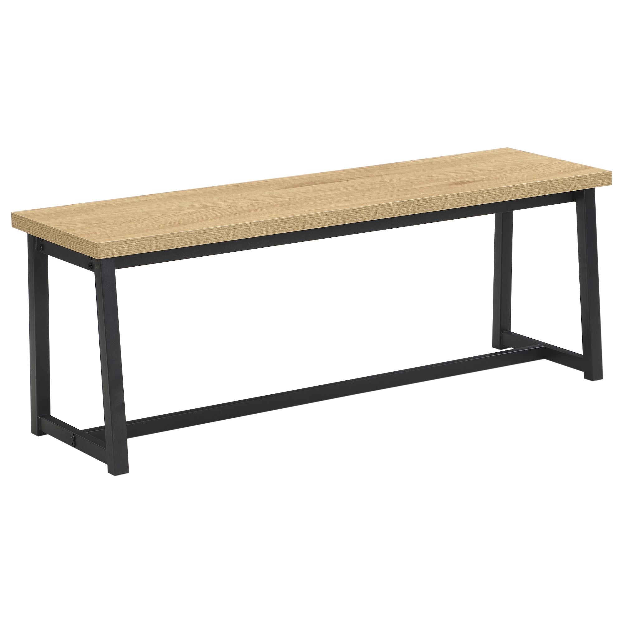 Indoor Oak effect Rectangular Dining Table & bench set