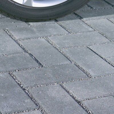 Infilta Red Block paving (L)200mm (W)100mm (T)60mm, Pack of 404