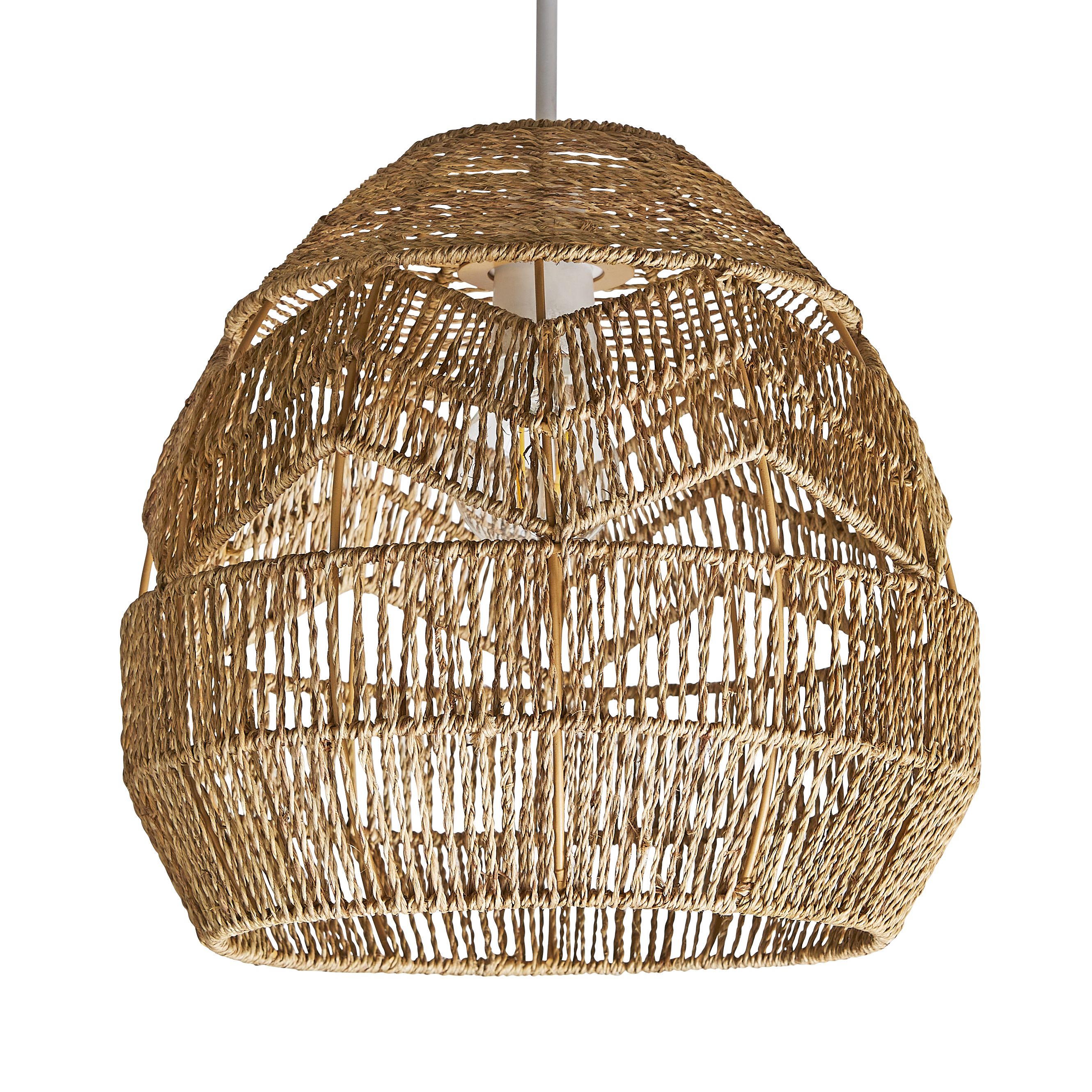 Inlight Rhea Natural String Lamp shade (D)30cm | DIY at B&Q