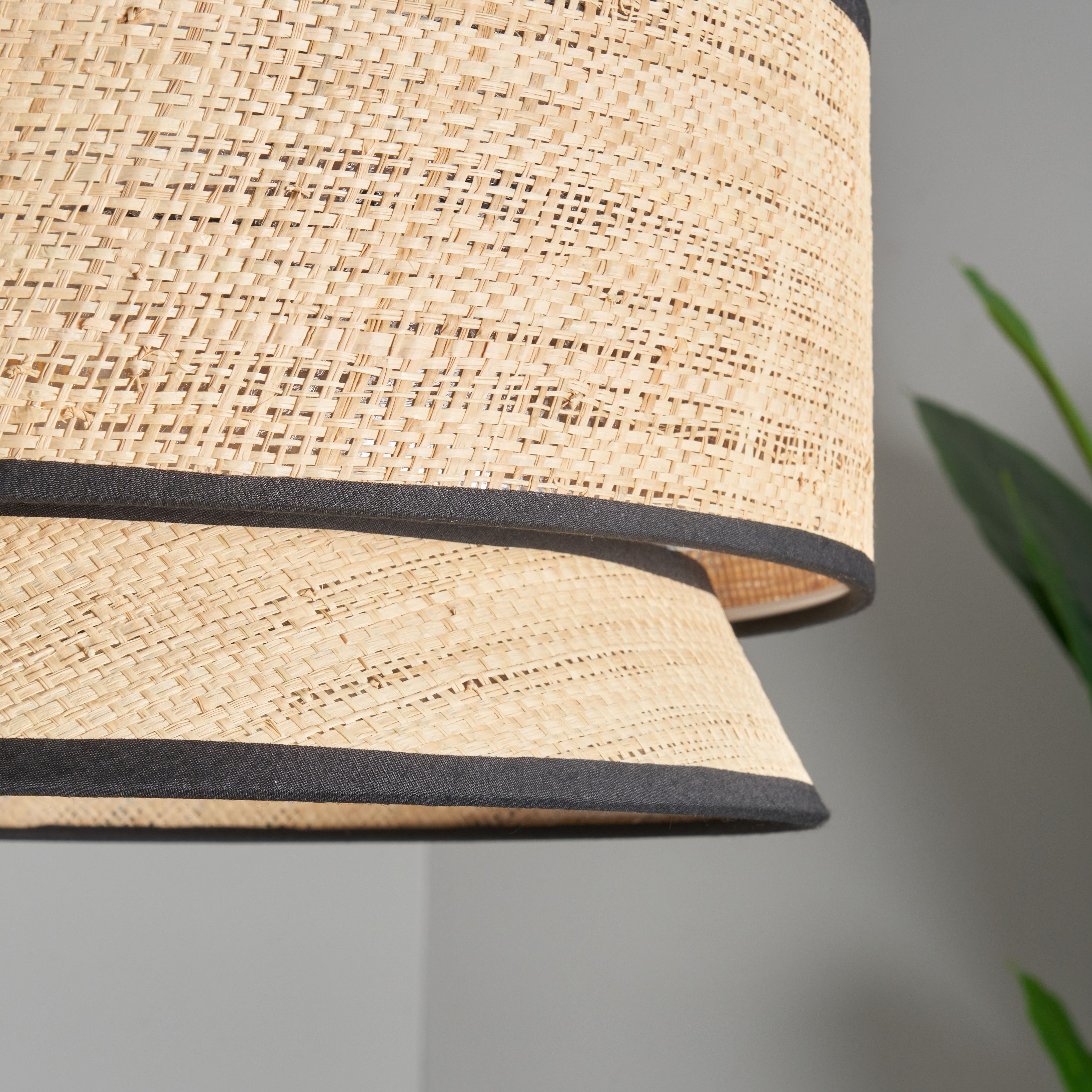 Inlight Tino Natural Three Tier Round Lamp shade (D)40cm