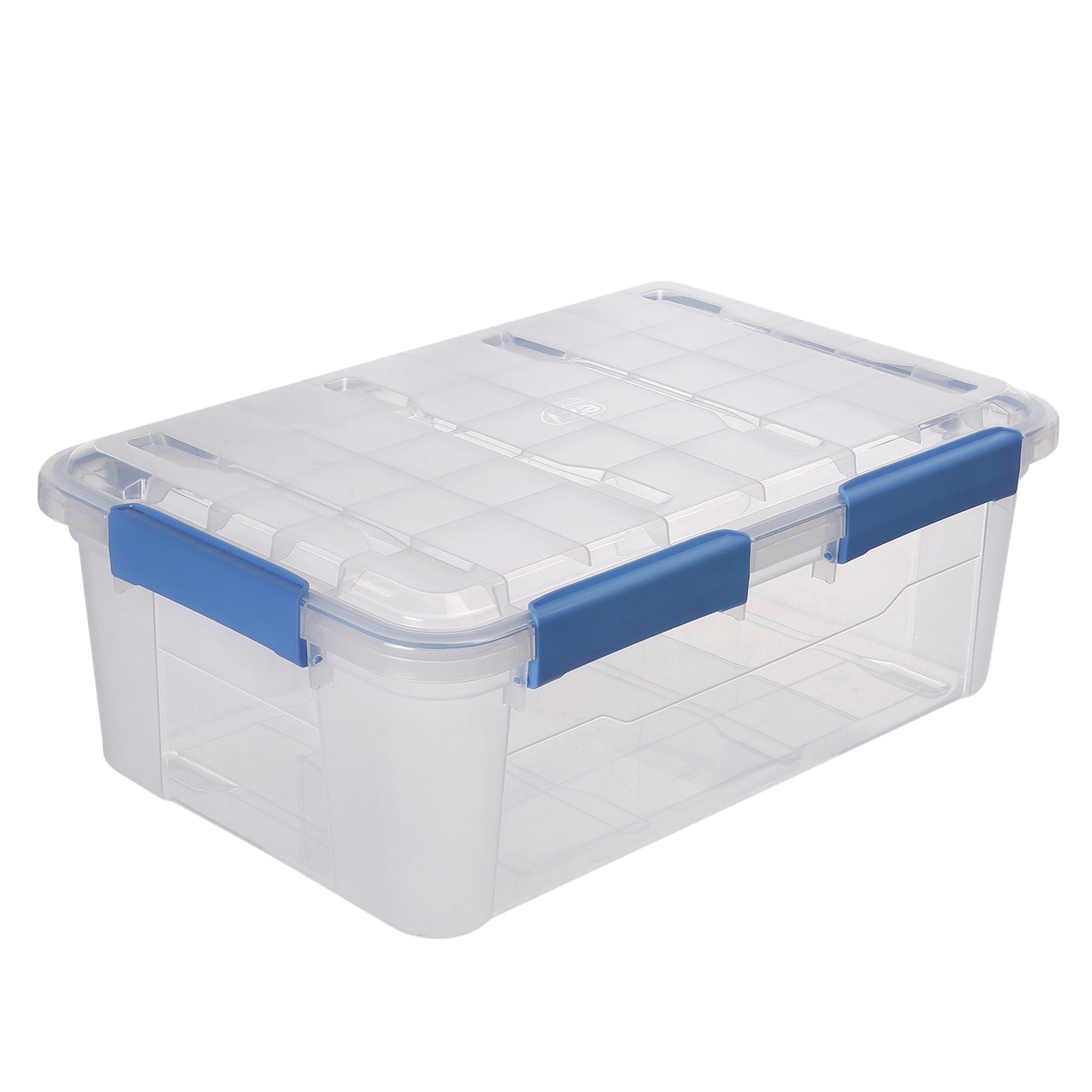IP67 Heavy duty Clear 32L Medium Plastic Stackable Storage box & Lid ...