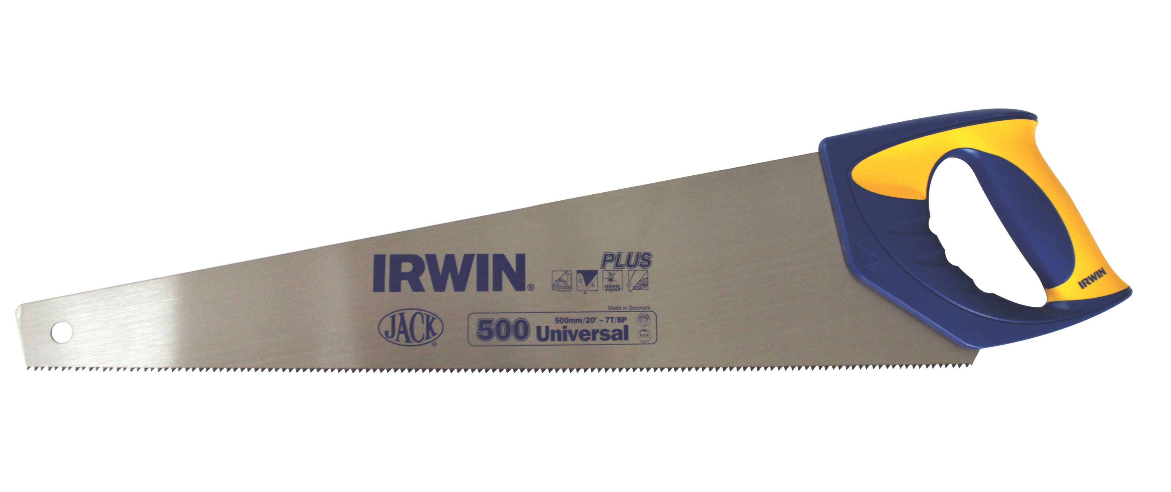 Irwin 500mm Fast fine Dual-component cushion-grip Multicolour Universal saw, 8 TPI Bi-material ...