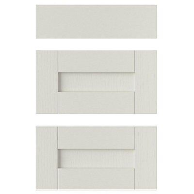 IT Kitchens Brookfield Textured Mussel Shaker Style Drawer front, Set ...