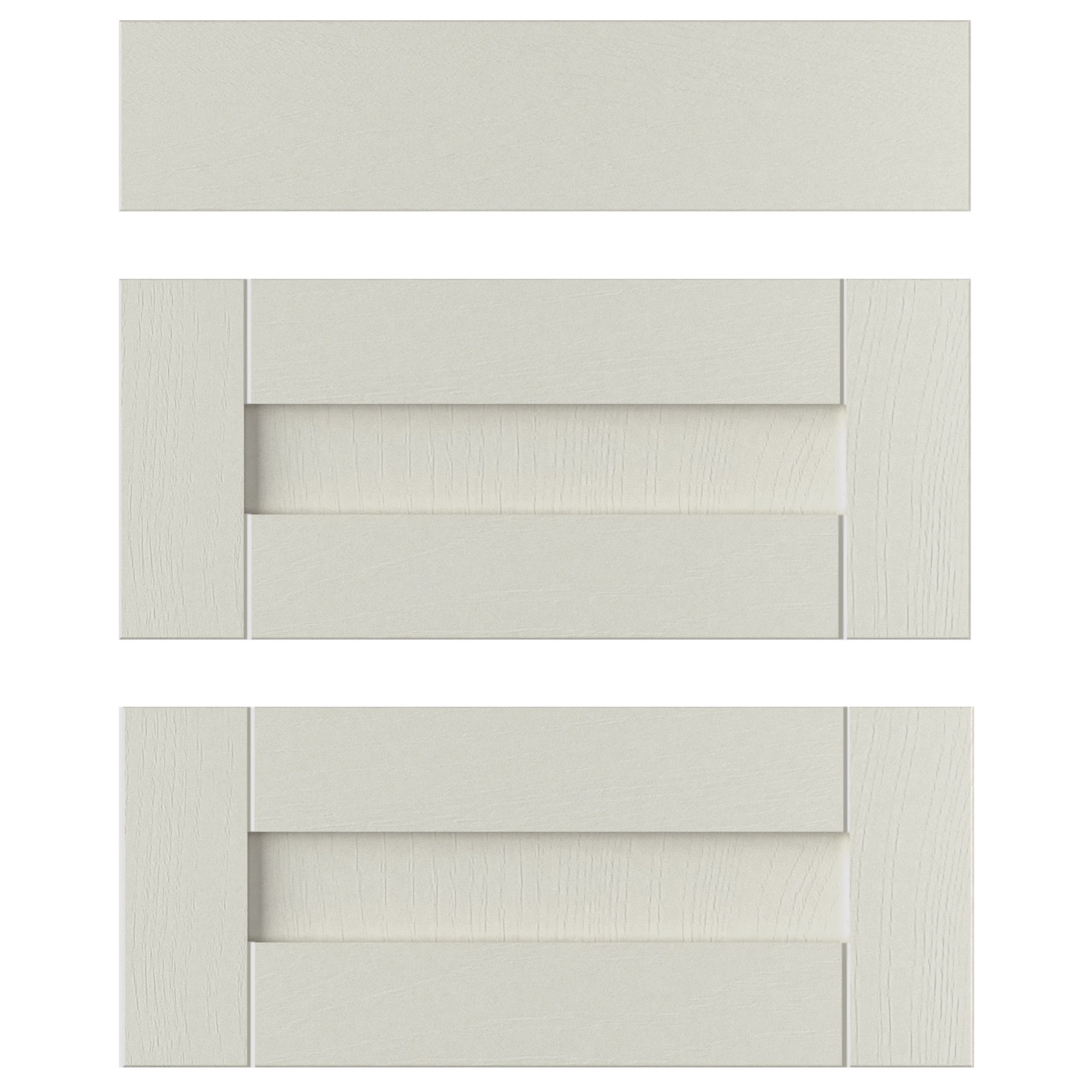 IT Kitchens Brookfield Textured Mussel Style Shaker Drawer front (W ...