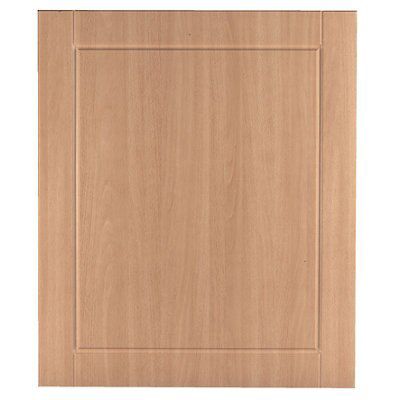 IT Kitchens Chilton Beech Effect Cabinet door (W)600mm (H)715mm (T)18mm ...