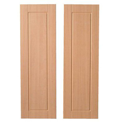 IT Kitchens Chilton Beech Effect Matt beech effect Country Cabinet door ...