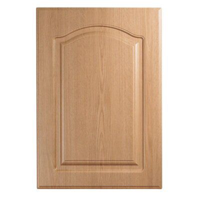 IT Kitchens Chilton Traditional Oak Effect Matt oak effect Country Standard Cabinet door W 500mm H 715mm T 18mm