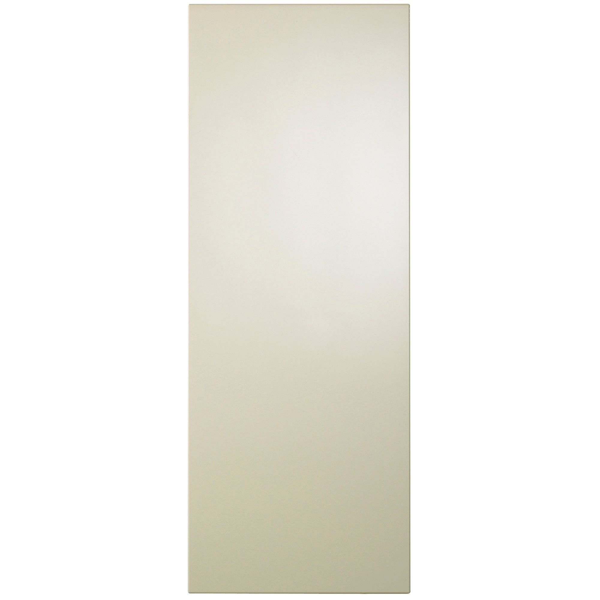 IT Kitchens Gloss Cream Slab Tall Clad on wall panel (H)970mm (W)385mm ...
