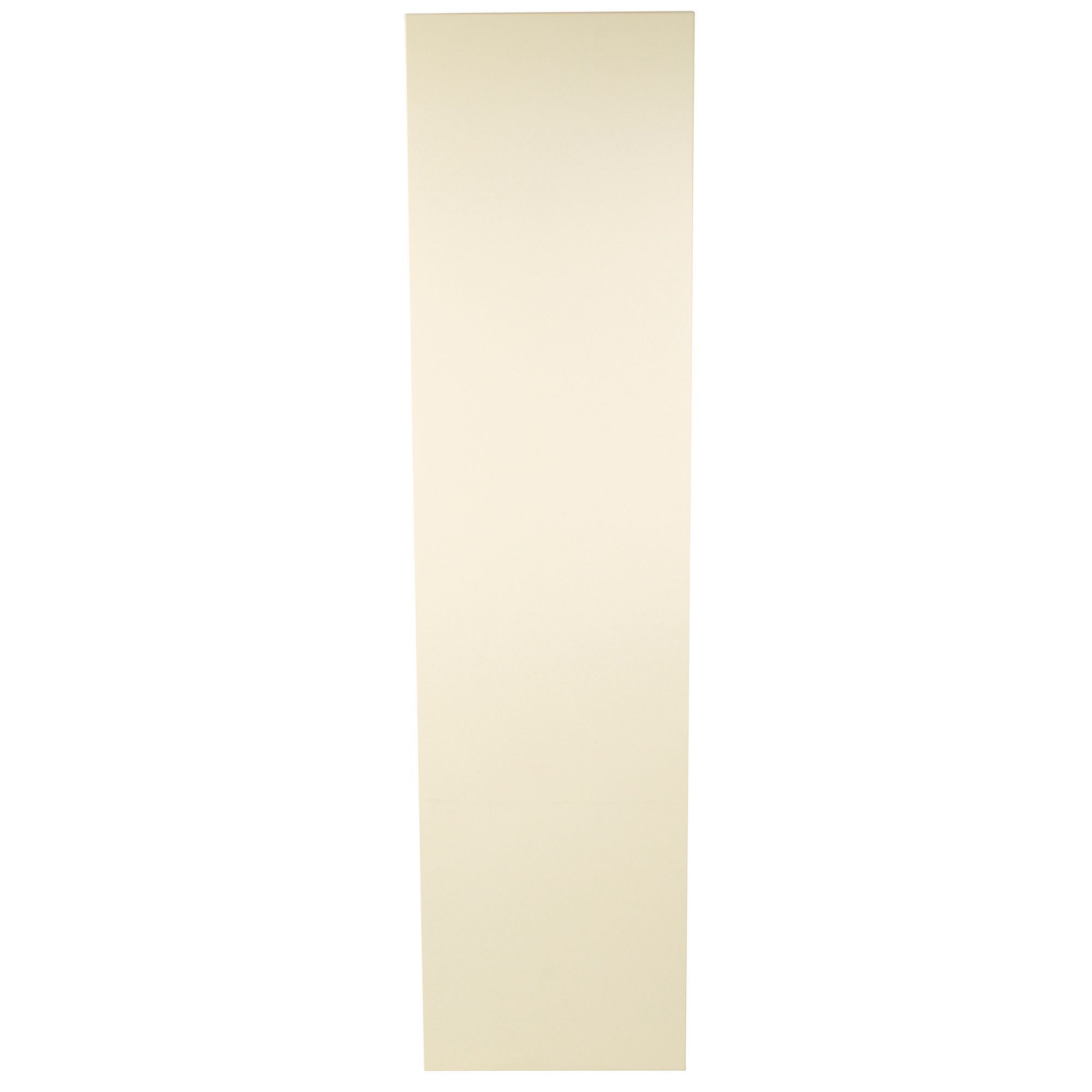 IT Kitchens Gloss Cream Slab Tall Larder Clad on panel (H)2305mm (W ...