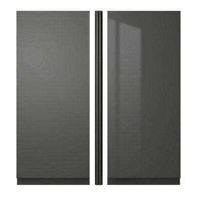 IT Kitchens Marletti Gloss anthracite Cabinet door (W)250mm (H)715mm (T ...