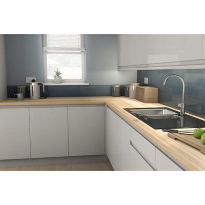 IT Kitchens Marletti Gloss Dove Grey Gloss dove grey Standard Wall ...