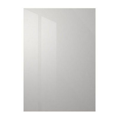 IT Kitchens Marletti Gloss Dove Grey Tall Clad on base panel (H)620mm ...