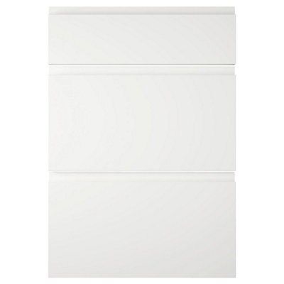IT Kitchens Marletti White Drawer front, Set of 3 (H)715mm (W)497mm (T ...