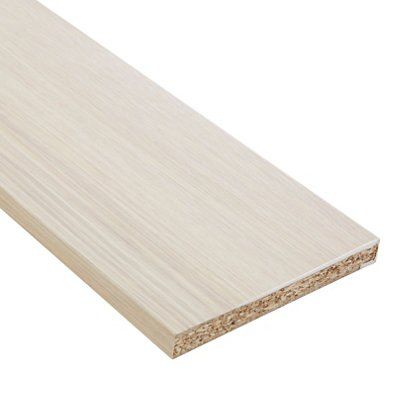 IT Kitchens Natural Oak effect Straight Plinth, (L)2400mm
