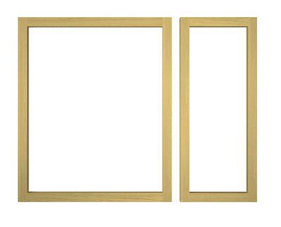 IT Kitchens Oak effect Open Base unit, (W)300mm