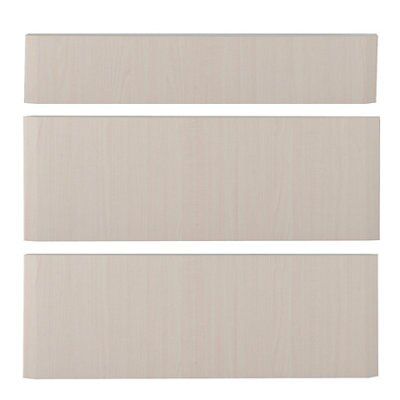 IT Kitchens Sandford Maple Effect Modern Drawer front, Set of 3 | DIY ...