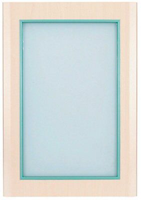 IT Kitchens Sandford Maple Effect Modern Maple effect Modern Glazed ...