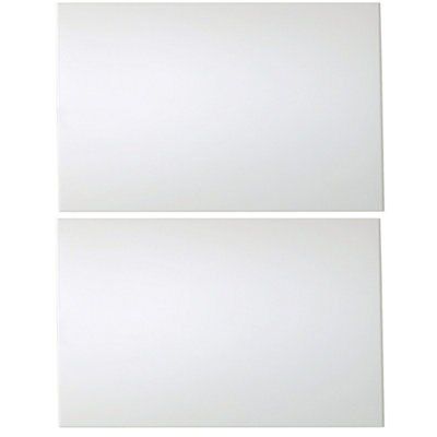 IT Kitchens Santini Gloss White Slab Gloss white Tall larder Cabinet ...