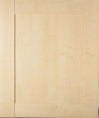 IT Kitchens Westleigh Contemporary Maple Effect Shaker Cabinet door (W ...
