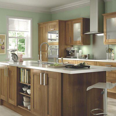 Walnut kitchen cabinets store