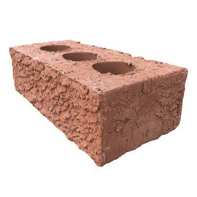 ITWB Rough Red Rustic Facing brick (L)215mm (W)102.5mm (H)65mm, Pack of ...