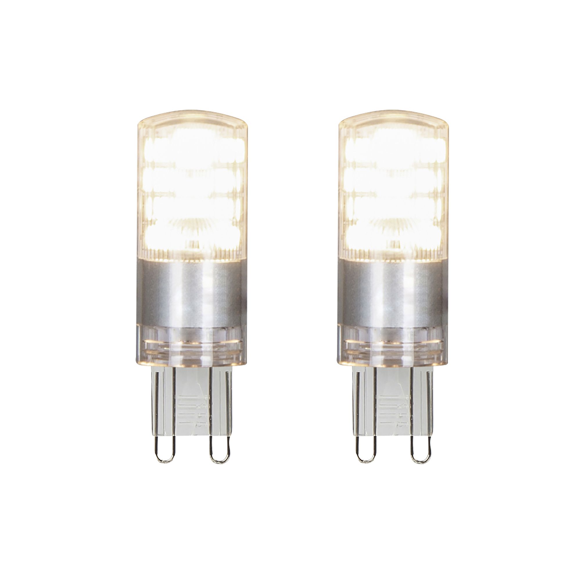Jacobsen G9 2.6W Warm white LED Light bulb, Pack of 2 | £8.50 at B&Q