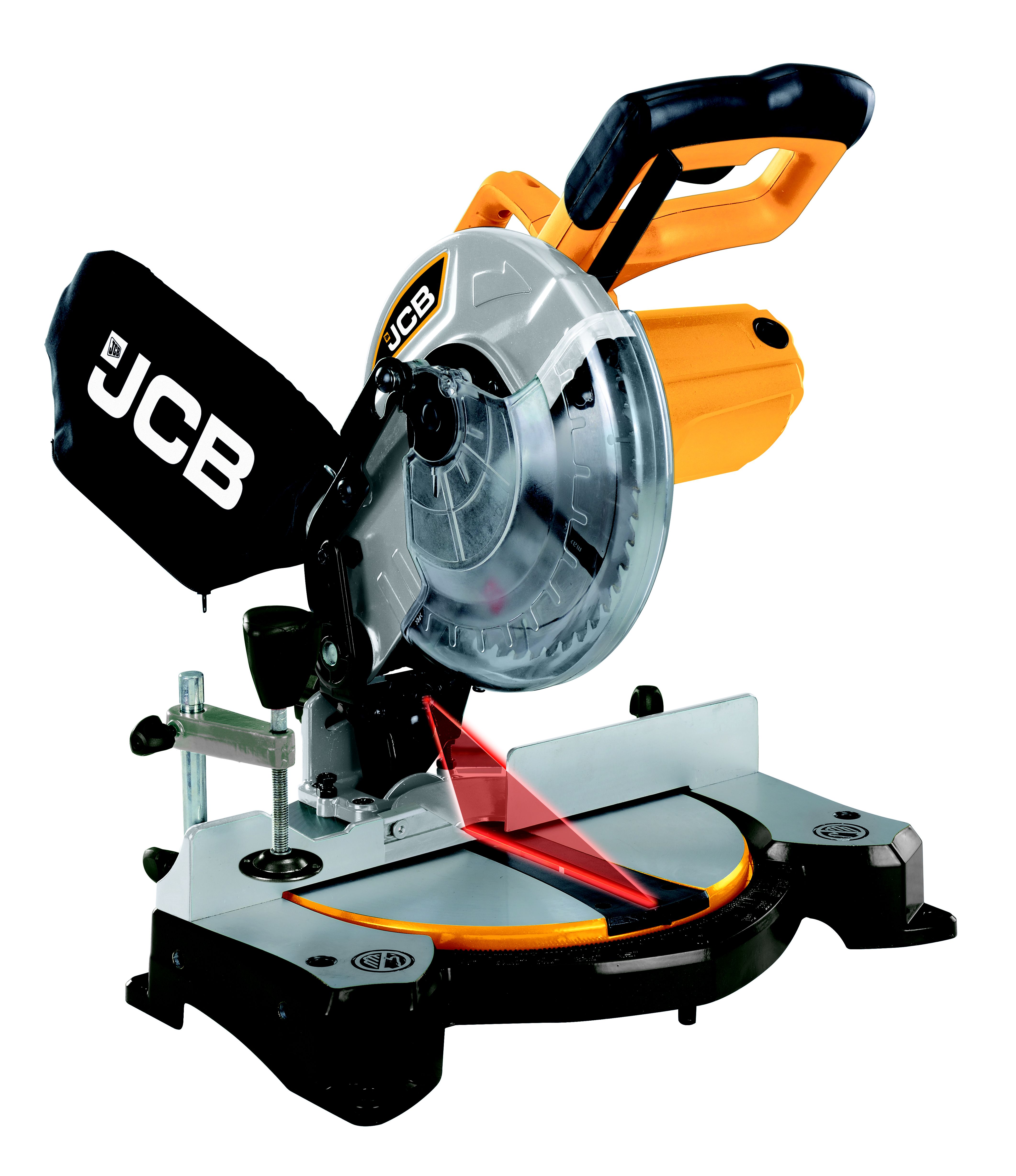 JCB 240V 210mm Corded Compound mitre saw JCB-MS210-C | DIY at B&Q