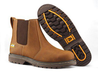 JCB Agmaster Pro Dealer Light tan Dealer boots, Size 8