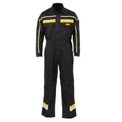 JCB Black Coverall Medium