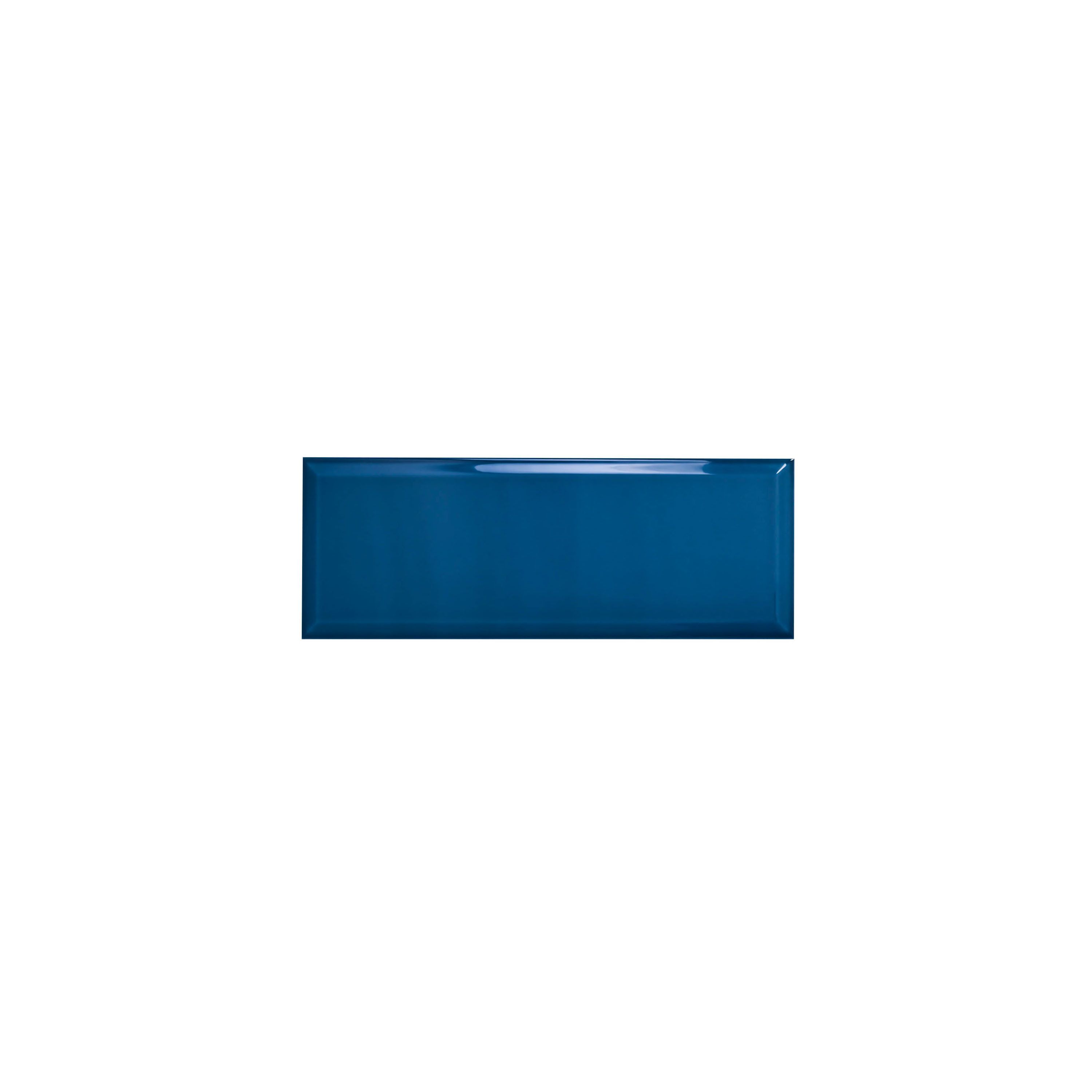 Johnson Tiles Bevel Azure Gloss Ceramic Indoor Wall Tile, Pack of 17 ...