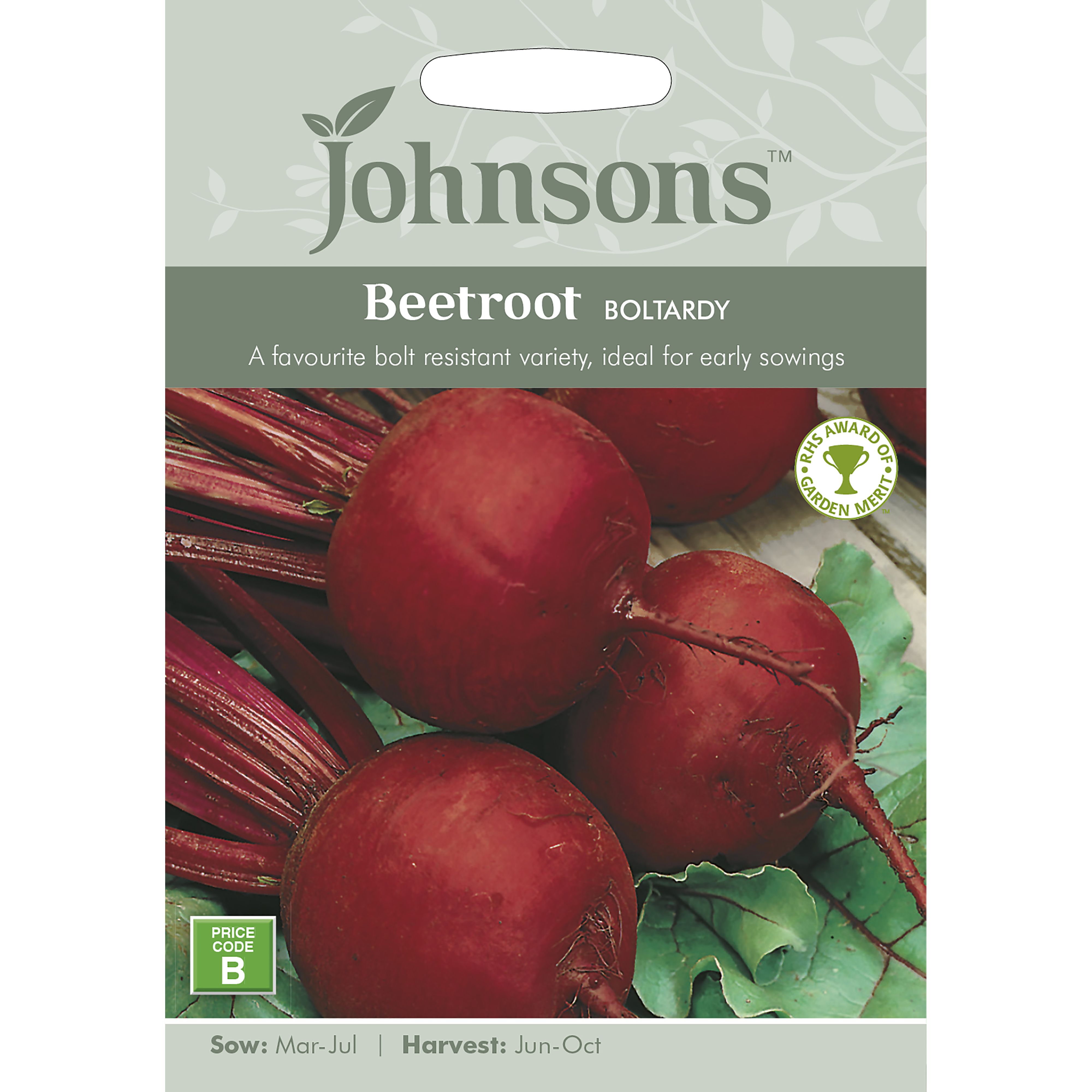 Johnsons Boltardy Beetroot Seeds at B&Q