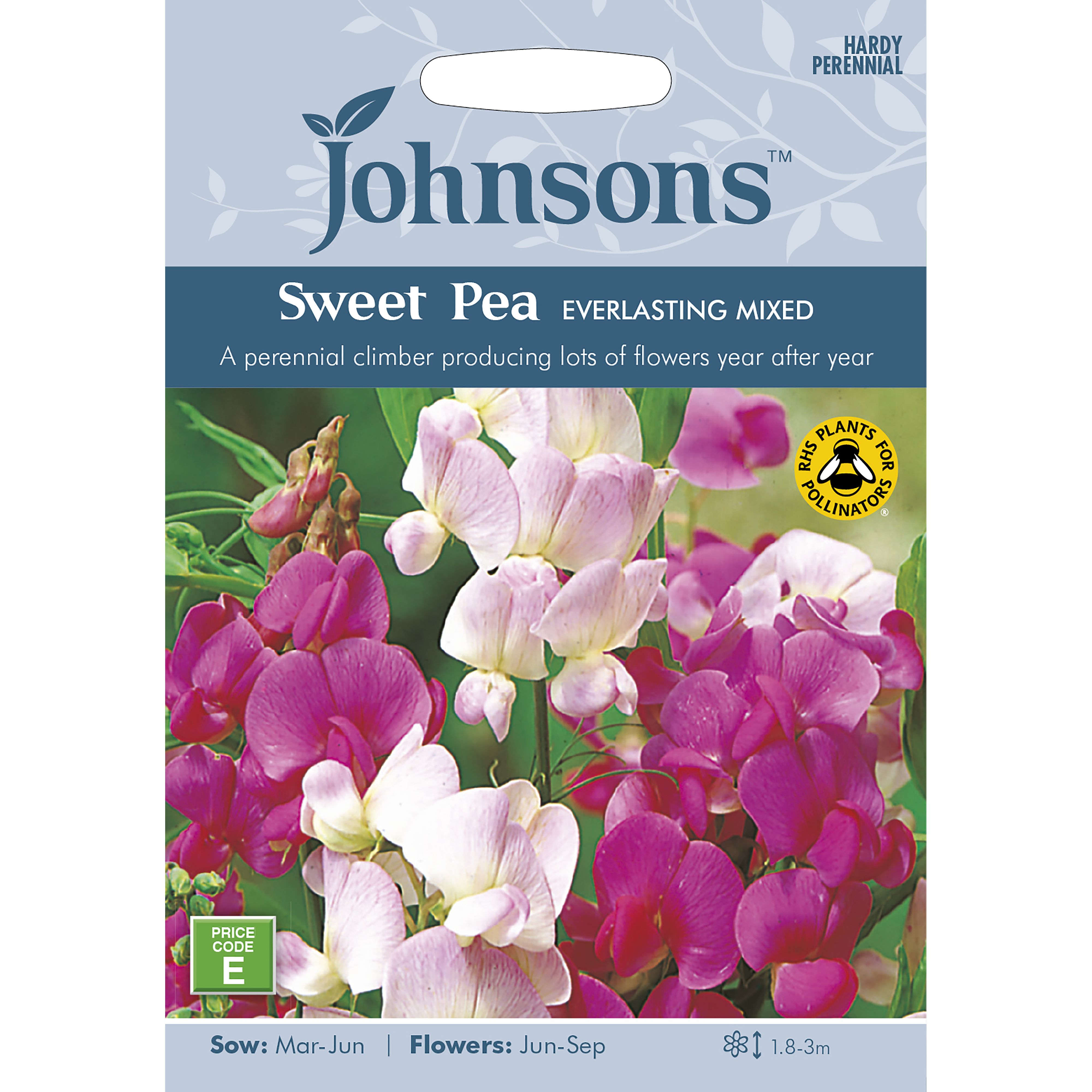 Johnsons Everlasting Mixed Sweet Pea Seed