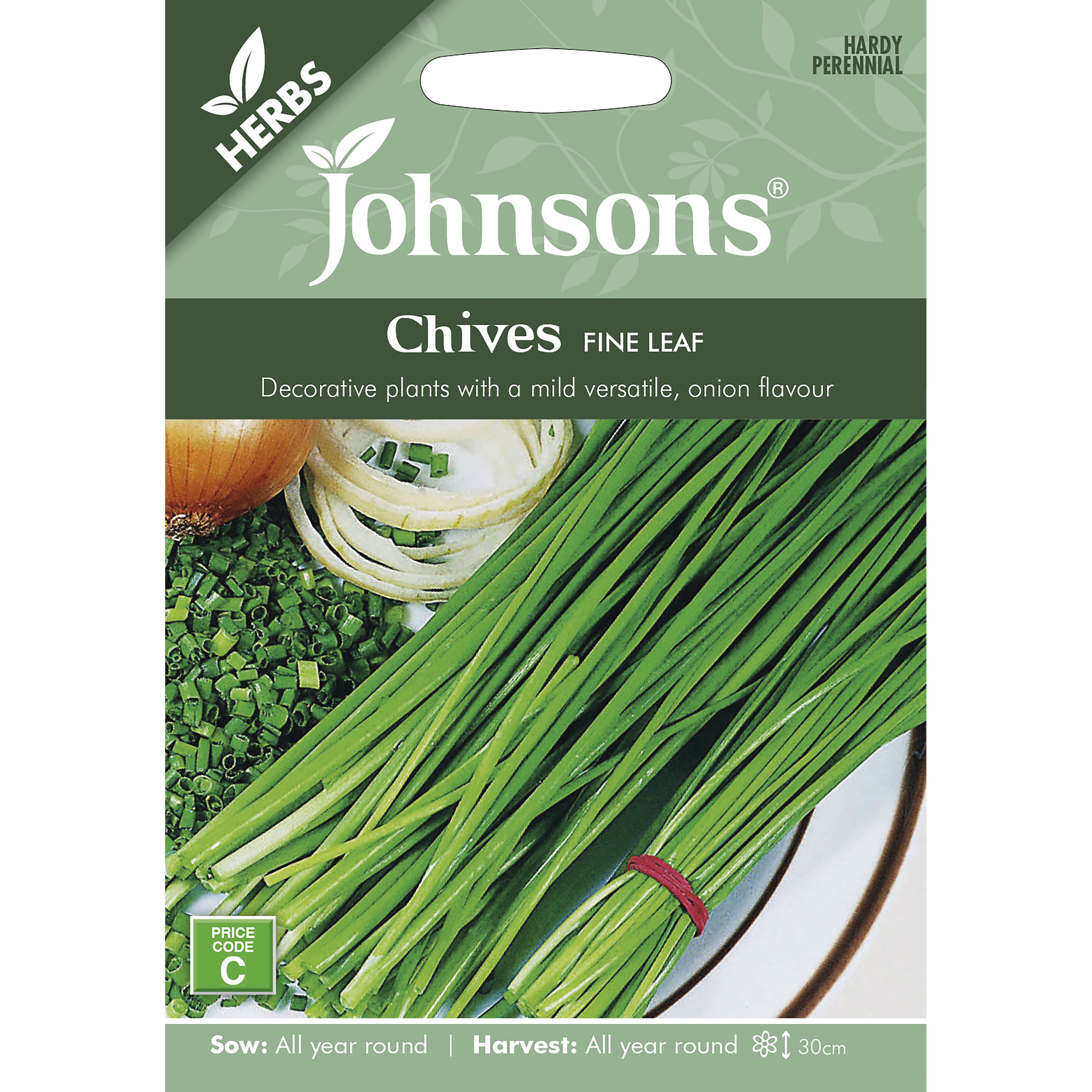 Johnsons Fine Leaf Chive Seeds | DIY at B&Q