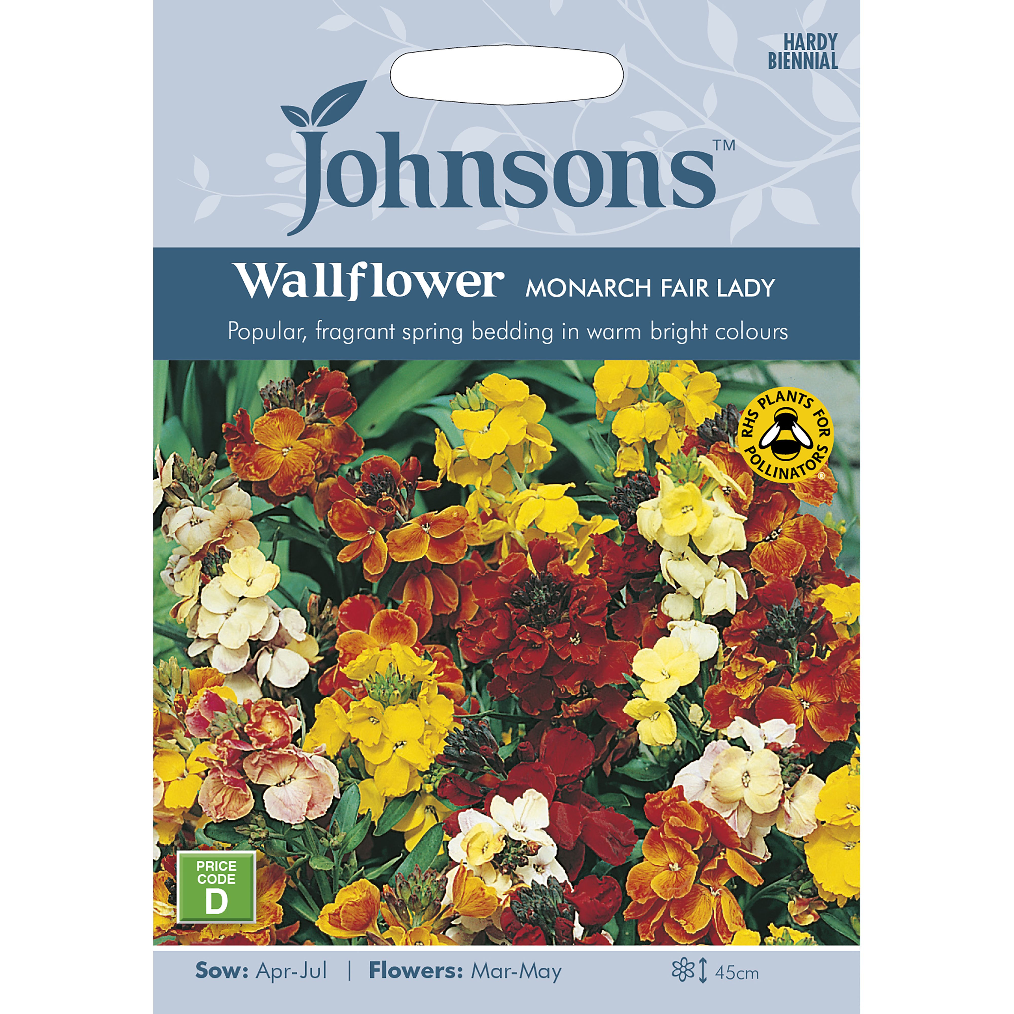 Johnsons Monarch Fair Lady Wallflower Seed | DIY at B&Q