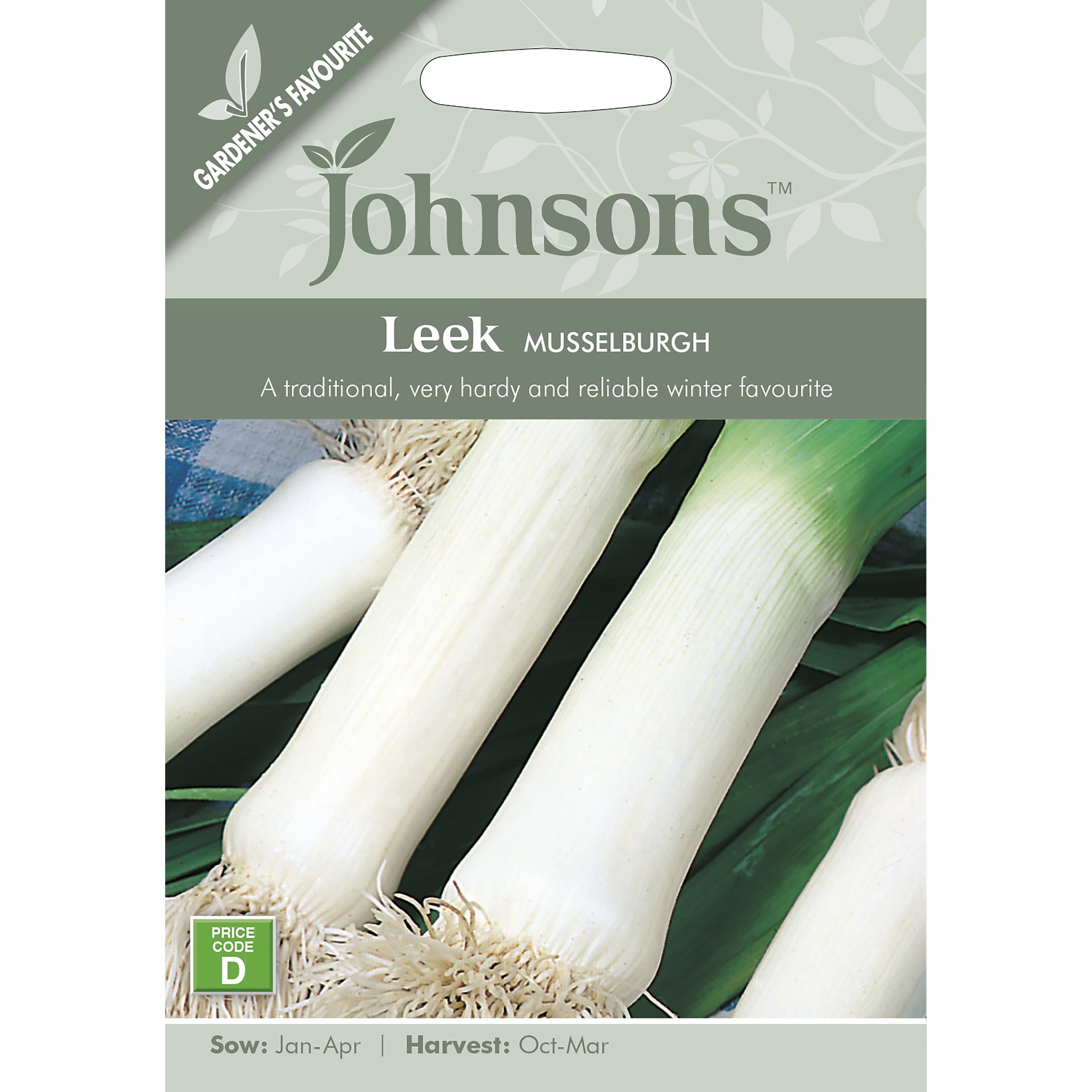 Johnsons Musselburgh Leek Seeds | DIY at B&Q