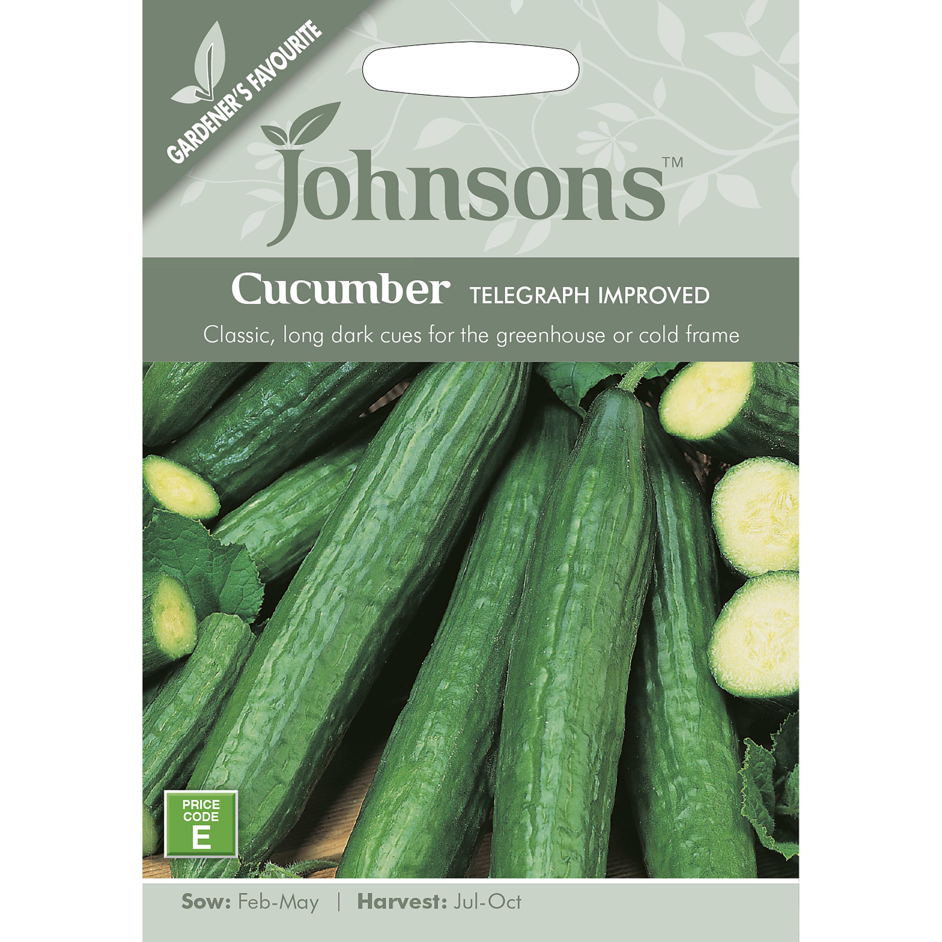 Johnsons Telegraph Improved Cucumber Seeds | DIY at B&Q