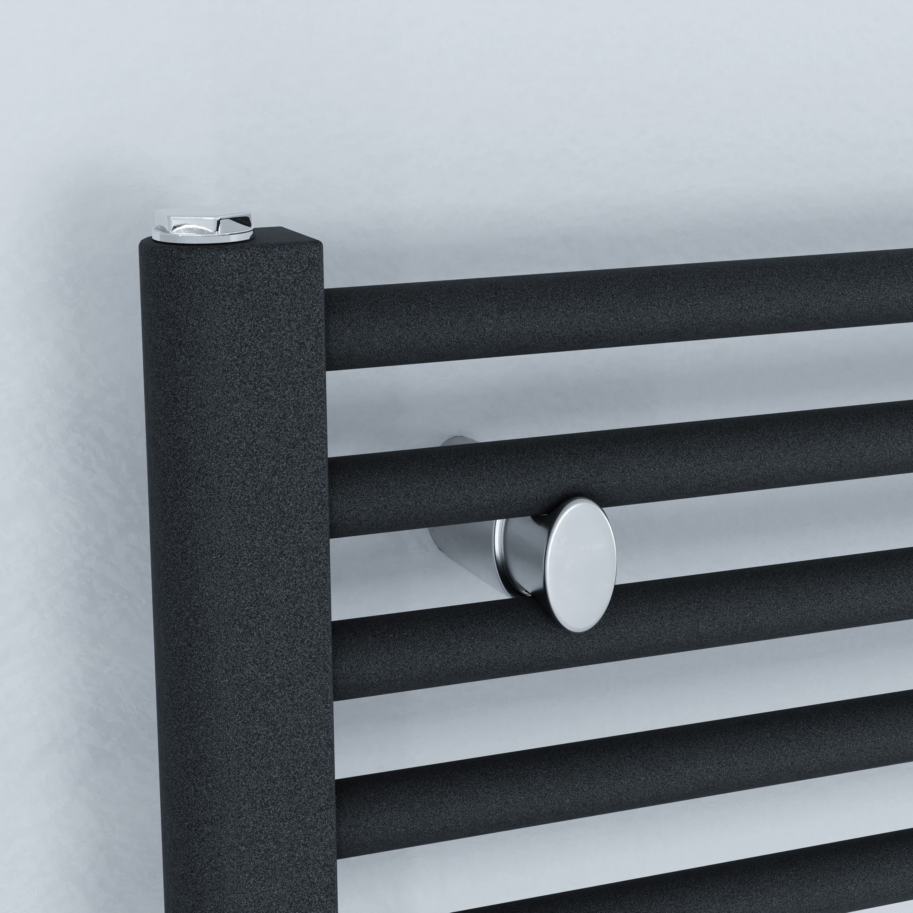 Joker Matt anthracite Vertical Electric designer Radiator, (W)600mm x ...