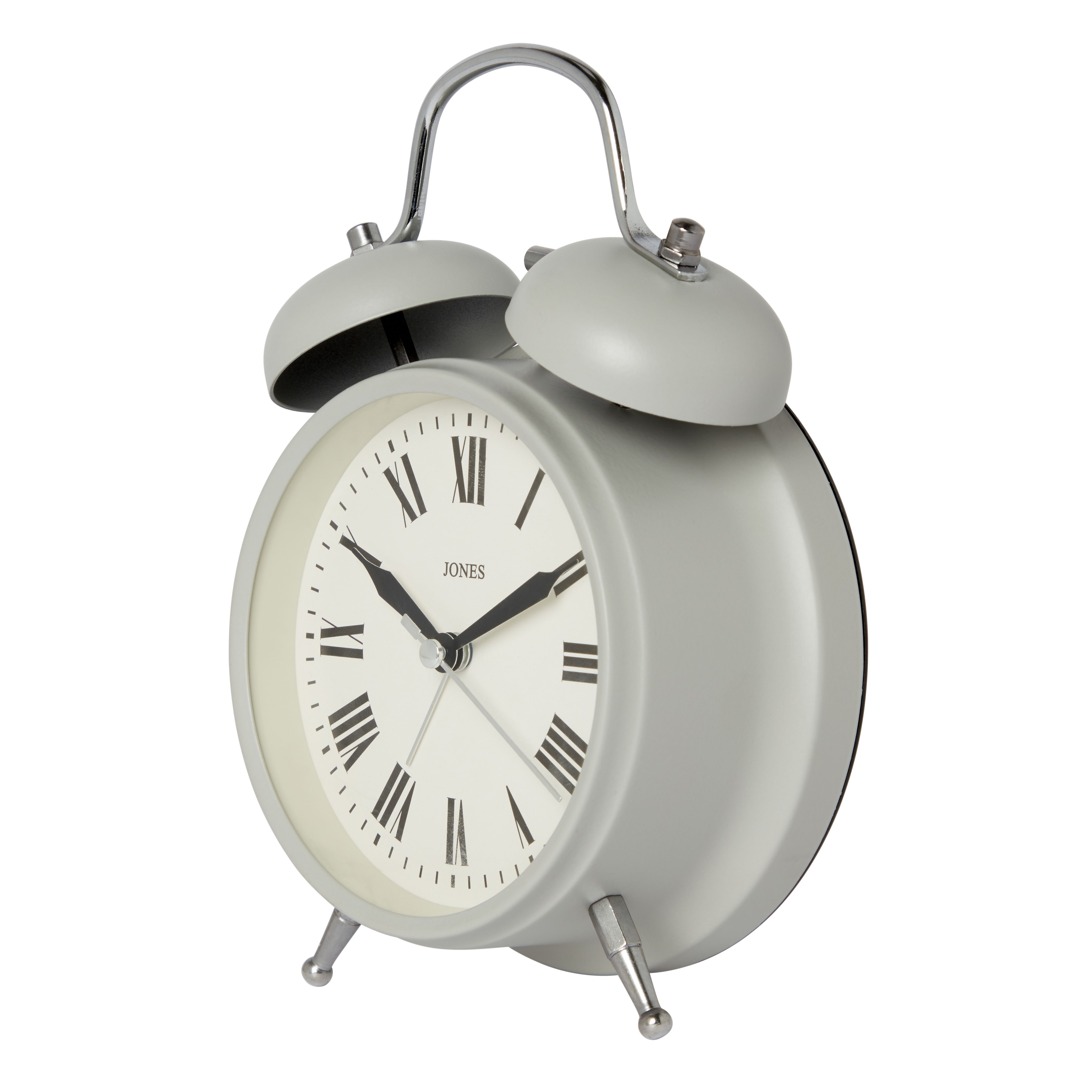 Jones Grey Quartz Alarm clock | DIY at B&Q