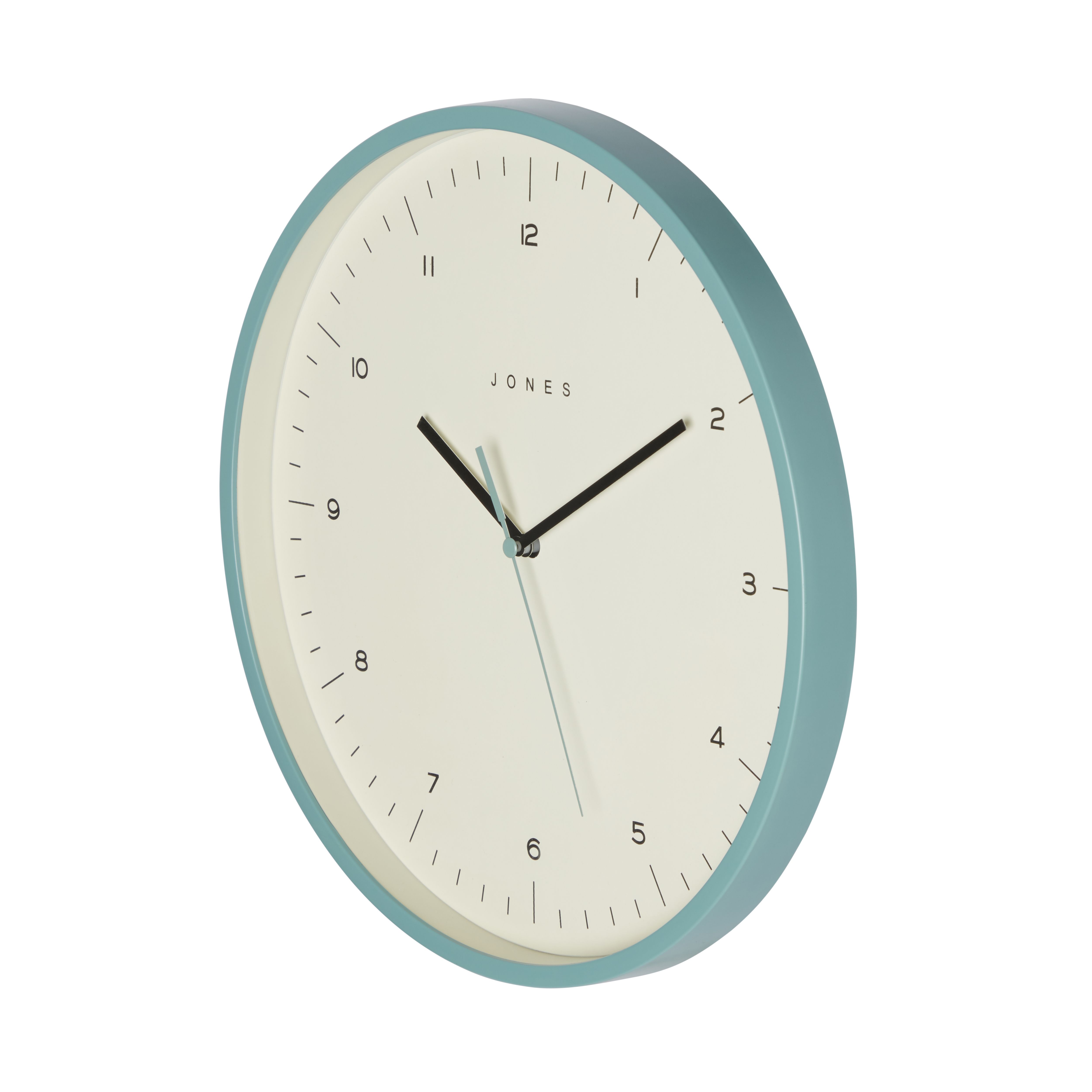 Jones Spartacus Contemporary Teal Clock | DIY at B&Q