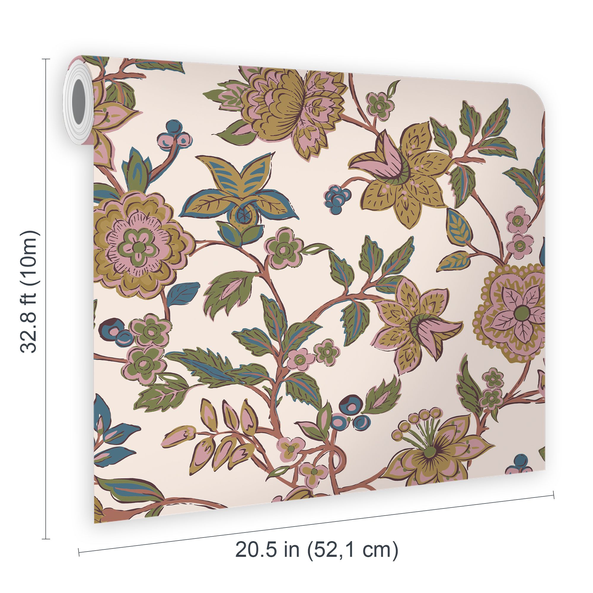 Joules Sophisticated Country Cream & Multicolour Floral Patterned ...